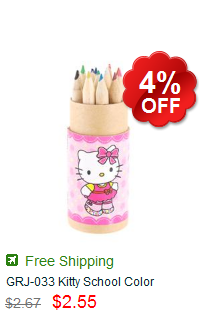 Hello Kitty Colored Pencil Set - $2.01 Each {Or FREE}