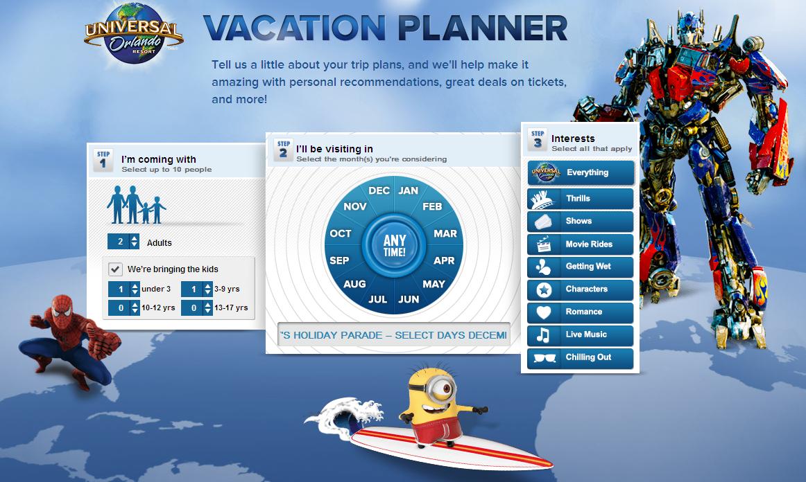 Universal Orlando Resort: ALL-NEW INTERACTIVE ONLINE FAMILY VACATION ...