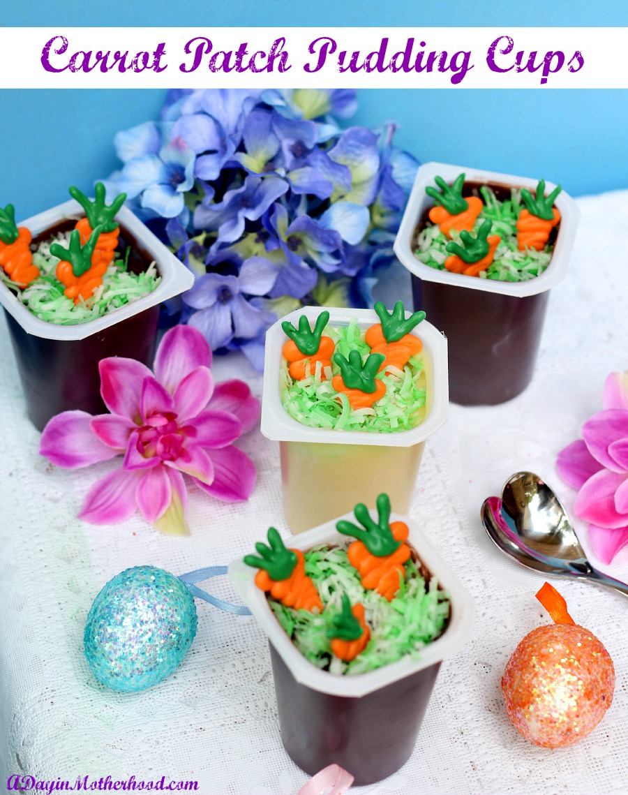 Carrot Patch Pudding Cups