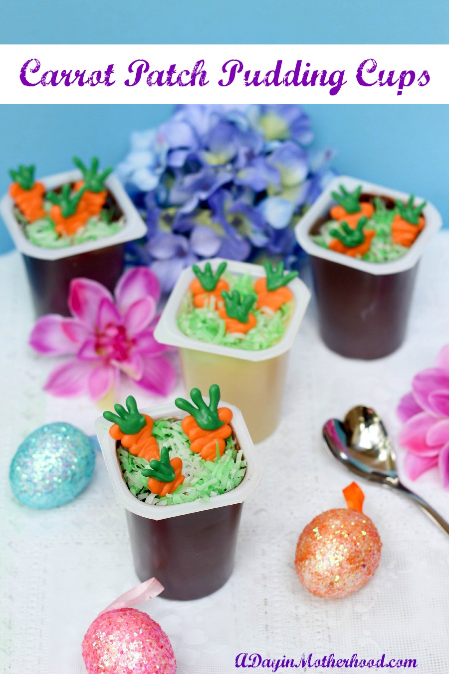 Carrot Patch Pudding Cups