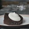 Java Chocolate Bundt Cake with Mocha Cream