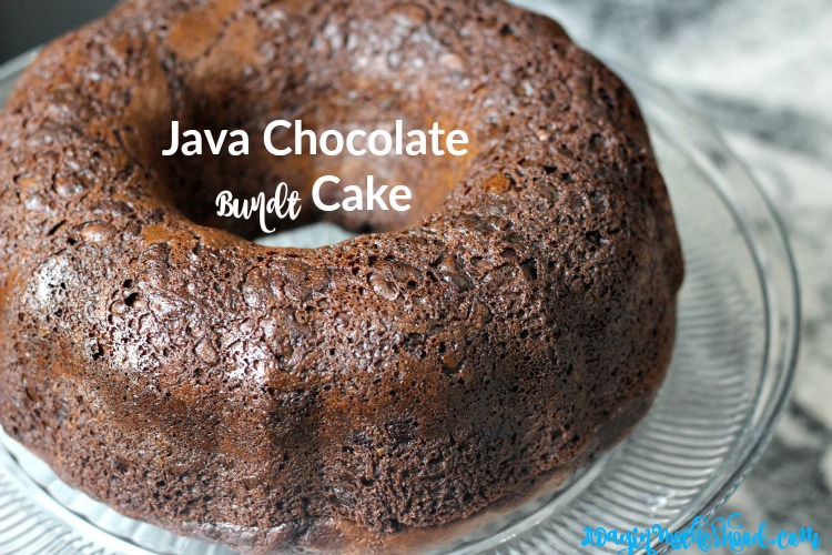 Java Chocolate Bundt Cake with Mocha Cream #FoundMyDelight ad - A Day ...