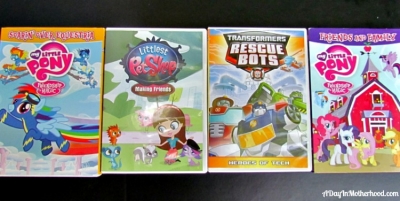 Hasbro Studios and SHOUT! Kids Factory Summer Movies + a 4 DVD bundle ...