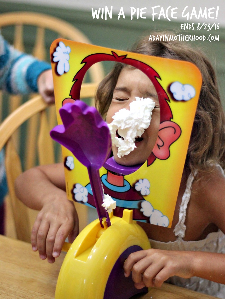 Pie Face Game Giveaway