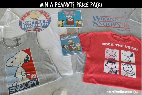 Rock the Vote with The Peanuts Prize Pack + FREE Printables for Kids