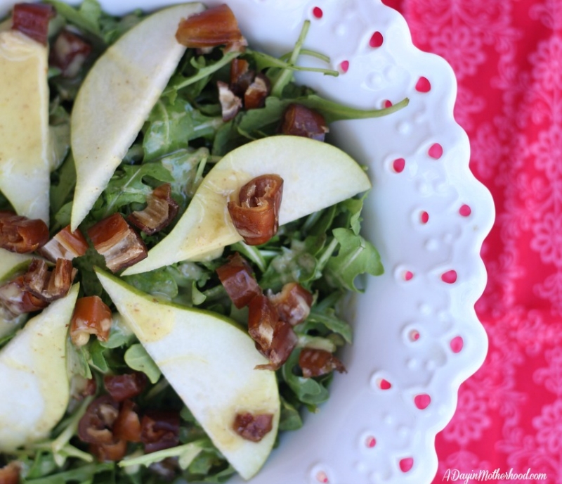 Pear and Date Salad Recipe that Dresses up Any Dinner
