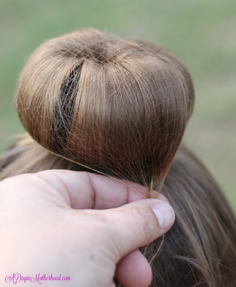 Easy Princess Updo for Kids - A Day in Motherhood