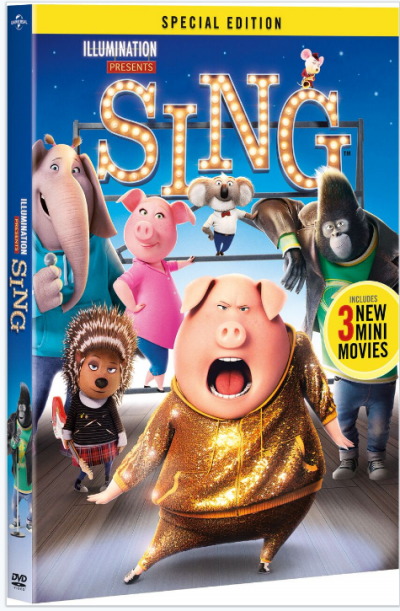 SING Special Addition Arrives on DVD this March