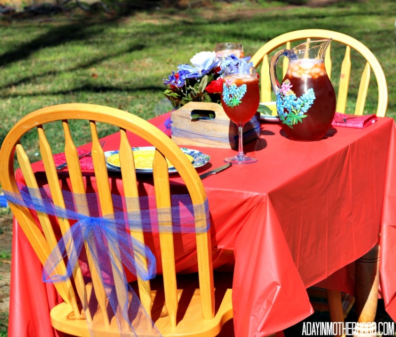 Bacon Wrapped Steak & Potatoes + a Texas Tablescape Brings TexFest Home