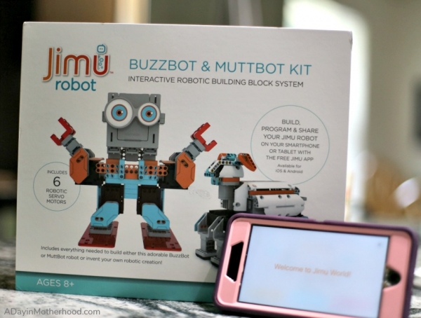 Turn STEM into FUN with a Jimu Robot Buzzbot and Muttbot Kit