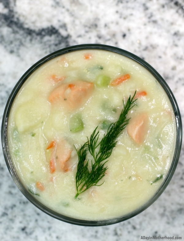 Easy Salmon Chowder Recipe (Cream & Milk Free)
