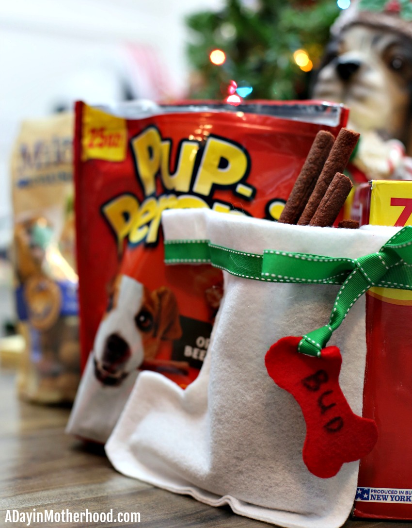 Easy DIY Dog Stocking (No Sew)