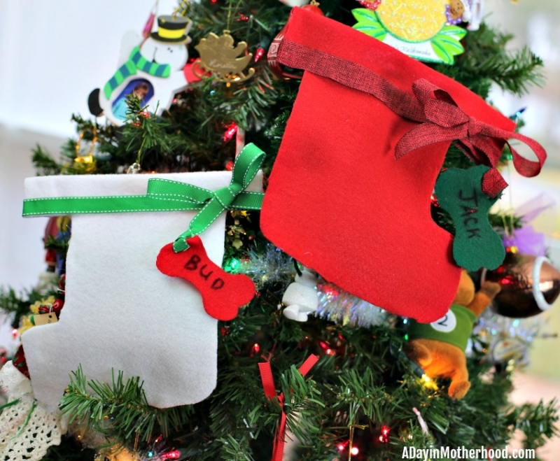 Easy DIY Dog Stocking (No Sew)