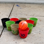 DIY Basketball Bucket Game