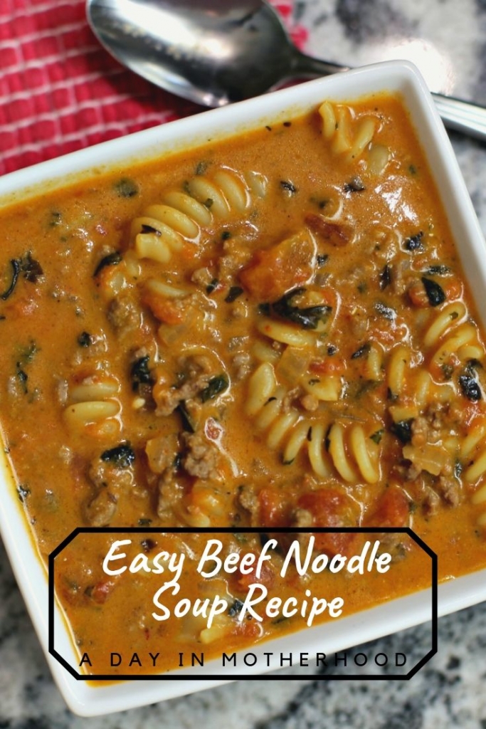 Easy Beef Noodle Soup Recipe