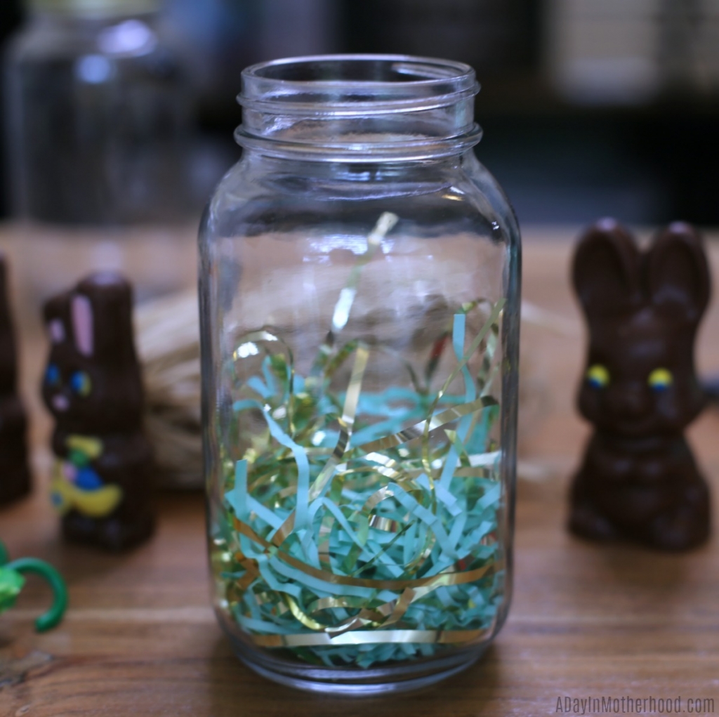 Easy Bunny Jars to Celebrate Easter