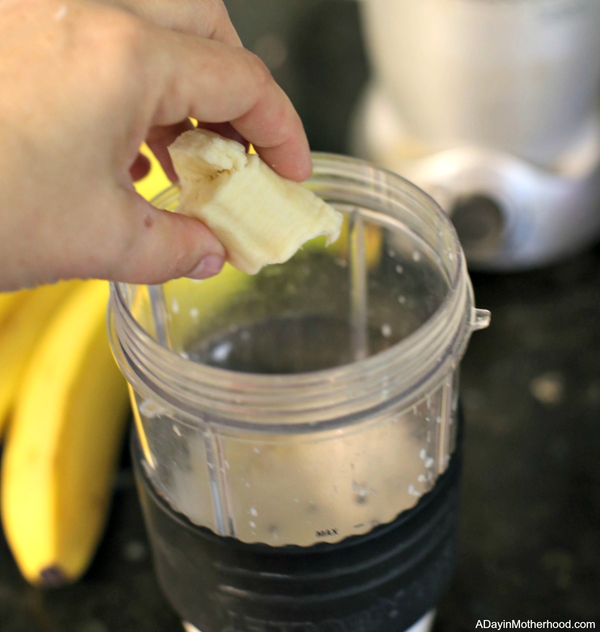 Chocolate Chip Banana Protein Shake with Extra Fiber